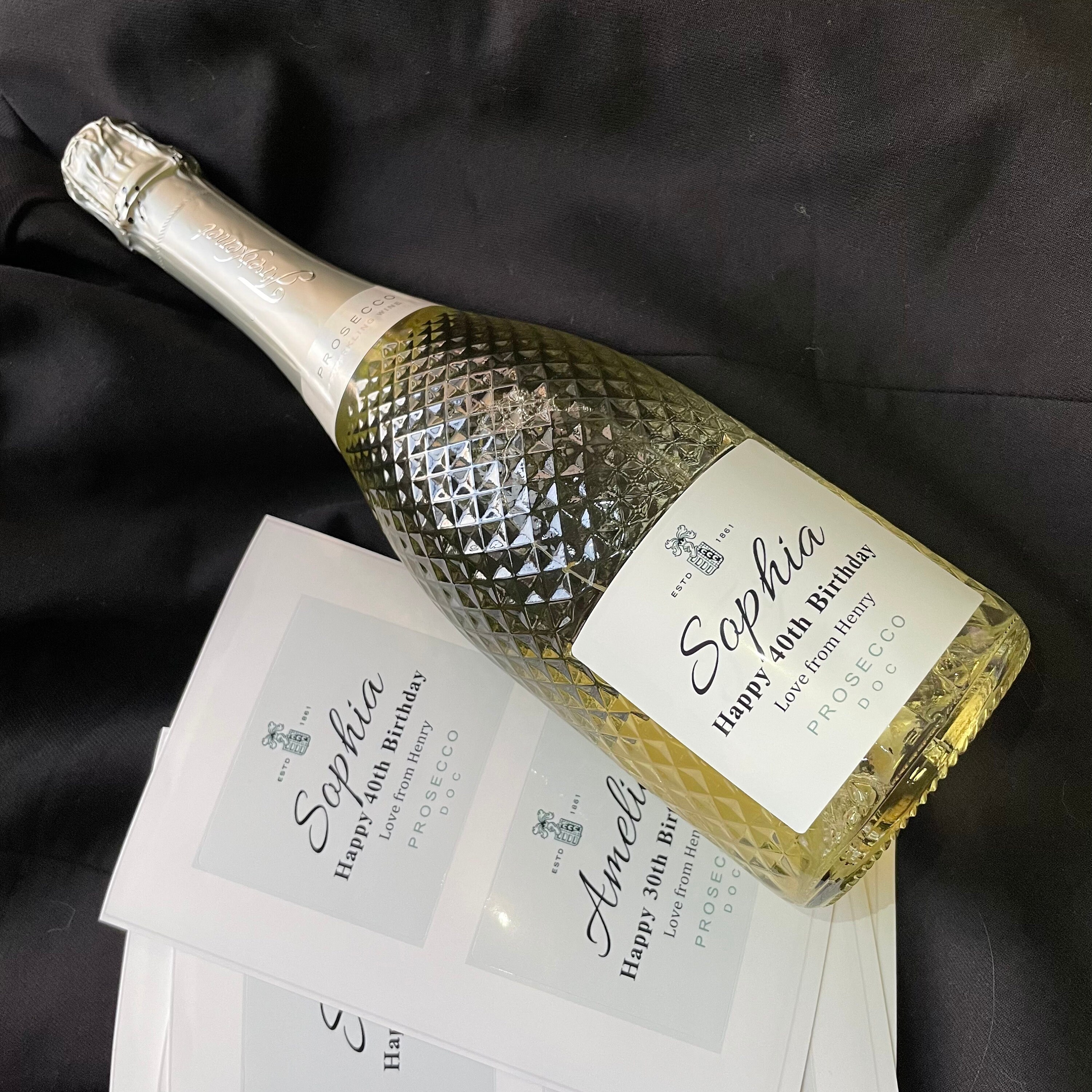 Custom Birthday Prosecco Labels/prosecco Bottle - Etsy