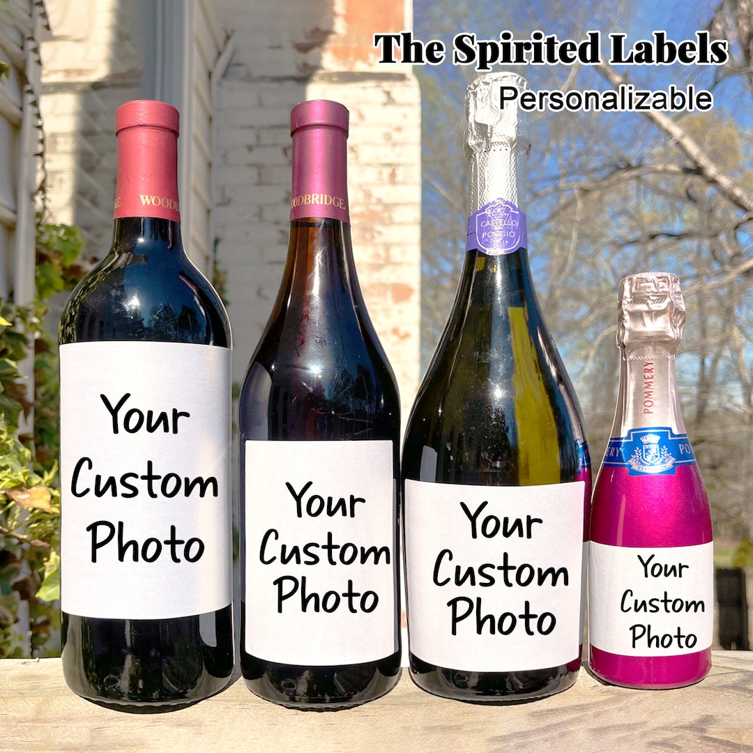 Custom Wine Label Photo Stickers/picture Printing Labels/photo Wine ...