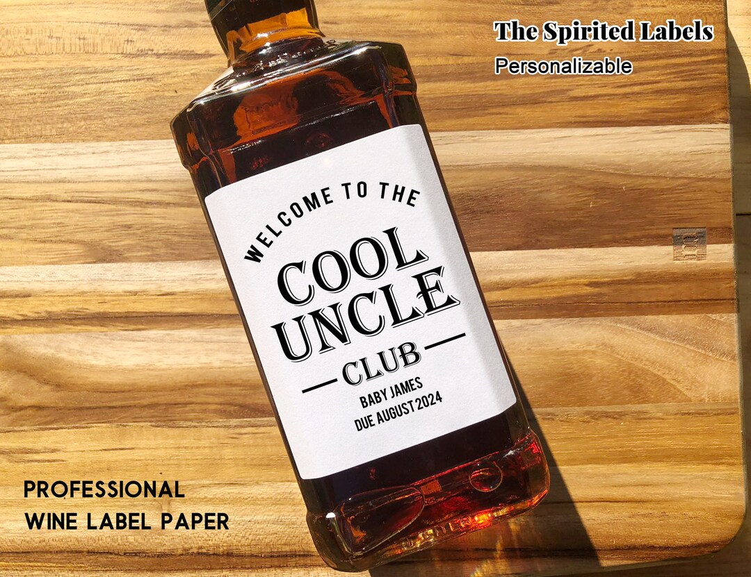 Pregnancy Announcement Whiskey Labels/funny Announcement Gift/gift for ...