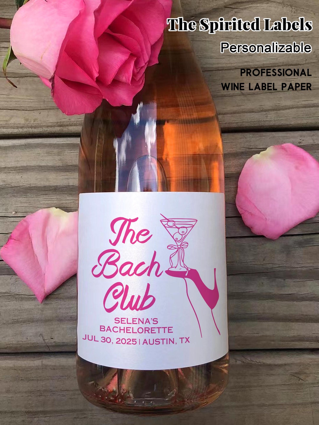 Girls Night Martini Glass Wine Label/bachelorette Party Decor/burlesque ...