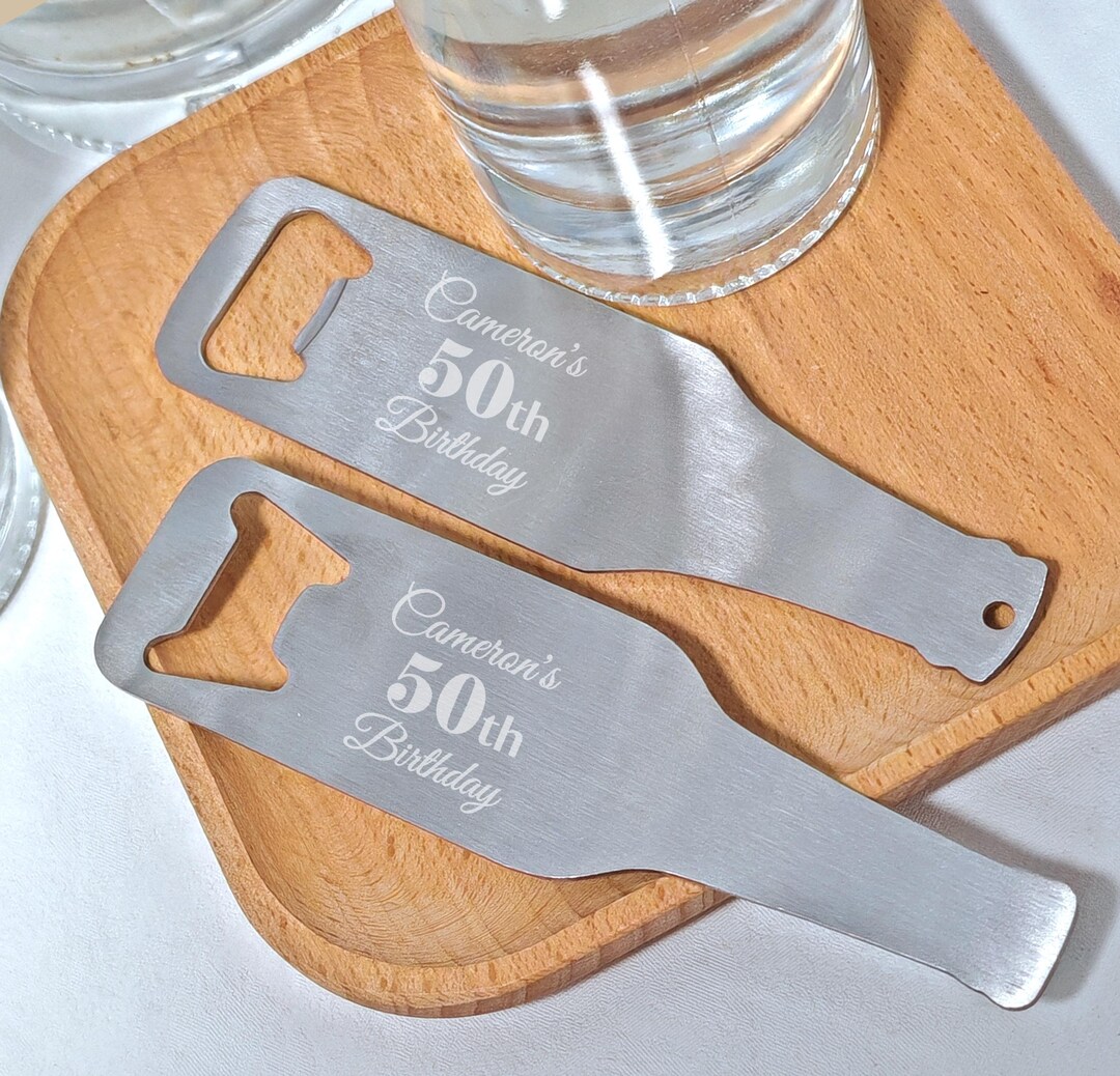 Personalized Bottle Opener Birthday Favor/engraved Beer Opener/party ...