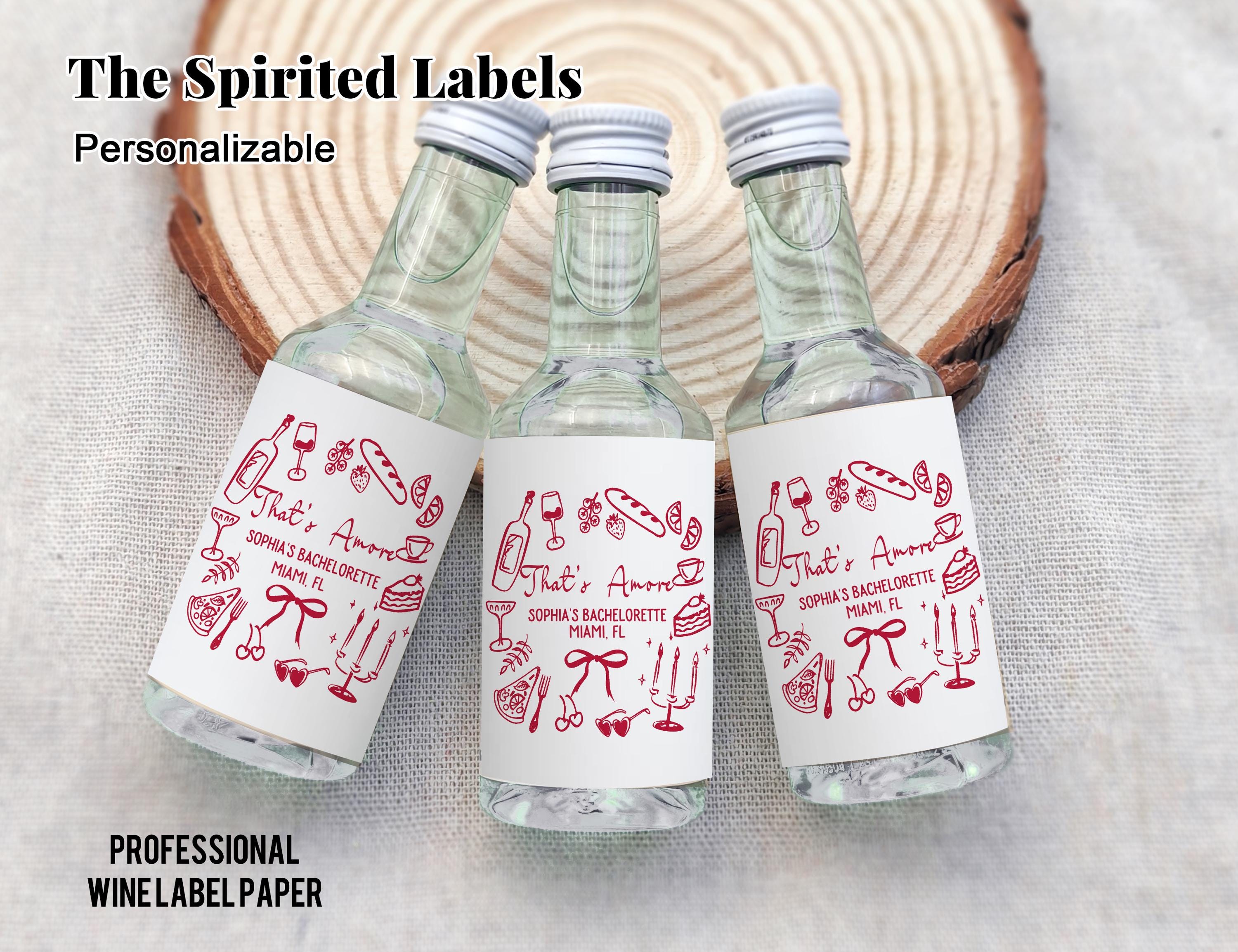 That's Amore Bachelorette Champagne Labels/italian Bridal Shower ...