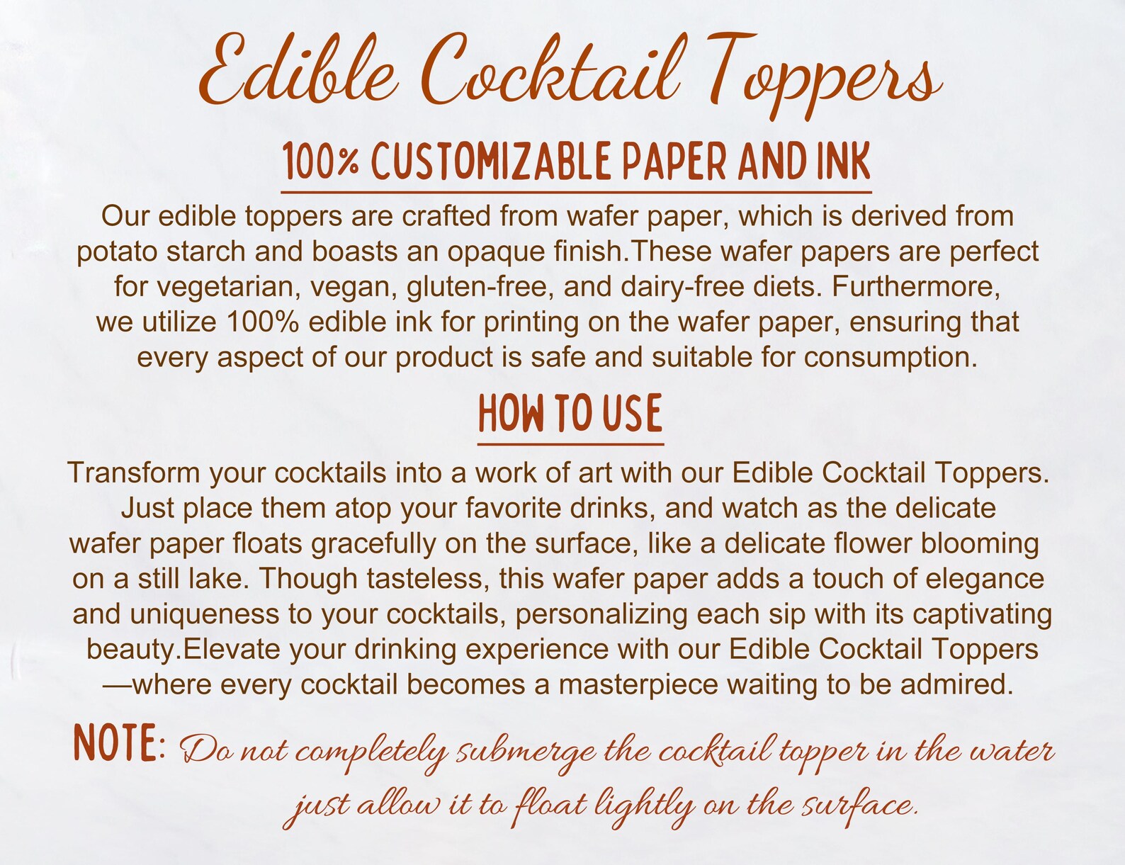 Christmas Drink Topper/nye Drink Topper/edible Drink Topper/christmas ...