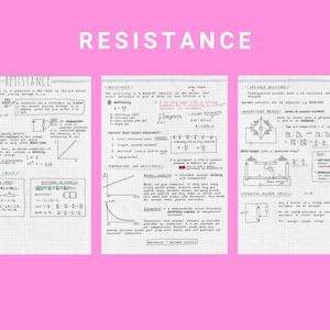 Complete Electricity Pack | 7 Chapters - Leaving Cert Physics - Etsy