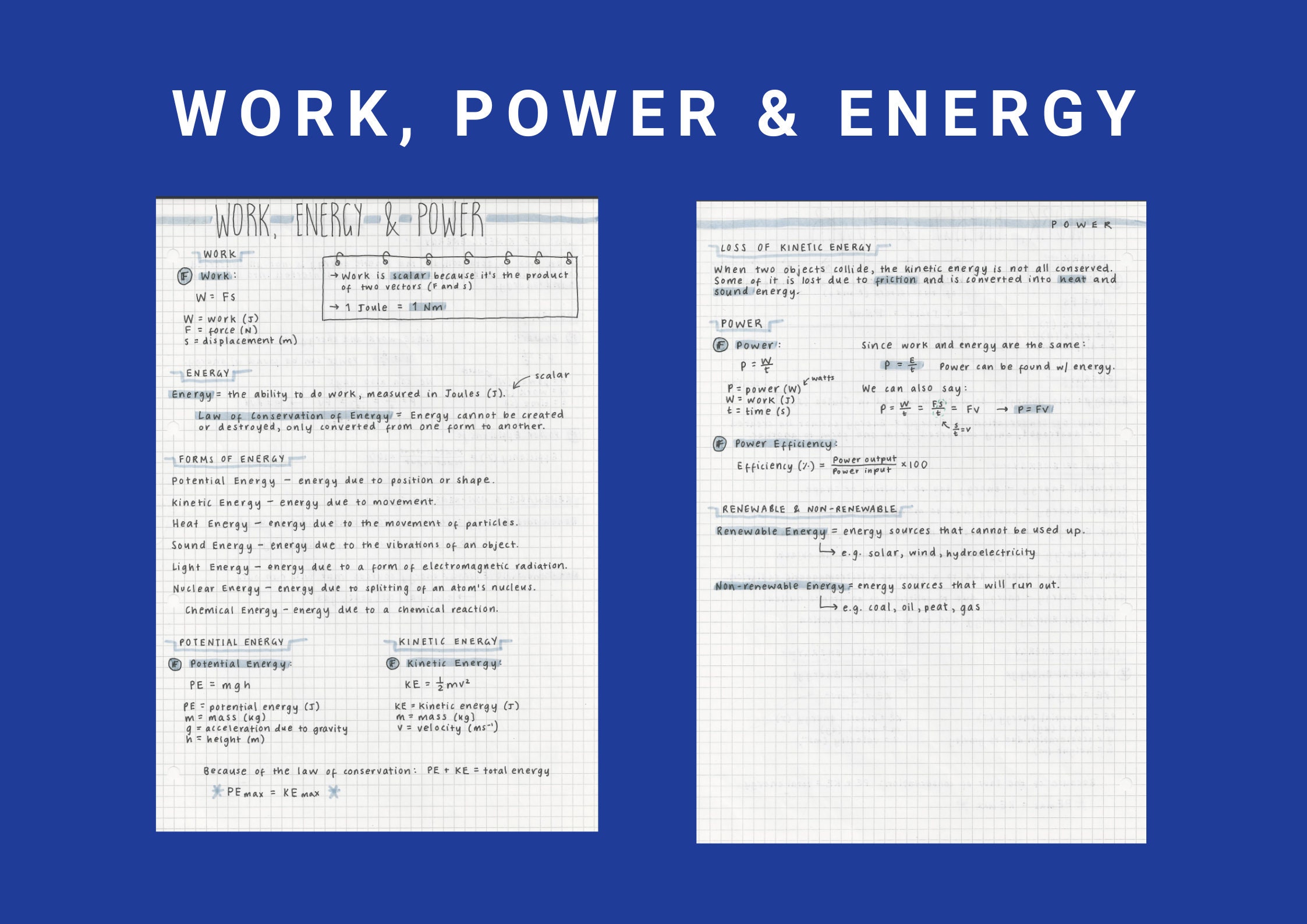 Complete Mechanics Pack | 7 Chapters - Leaving Cert Physics - Etsy