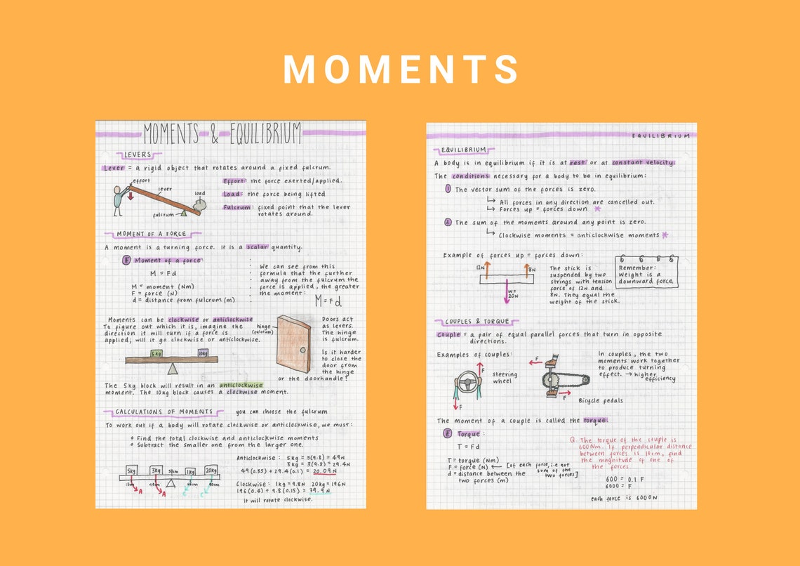 Complete Mechanics Pack 7 Chapters Leaving Cert Physics - Etsy