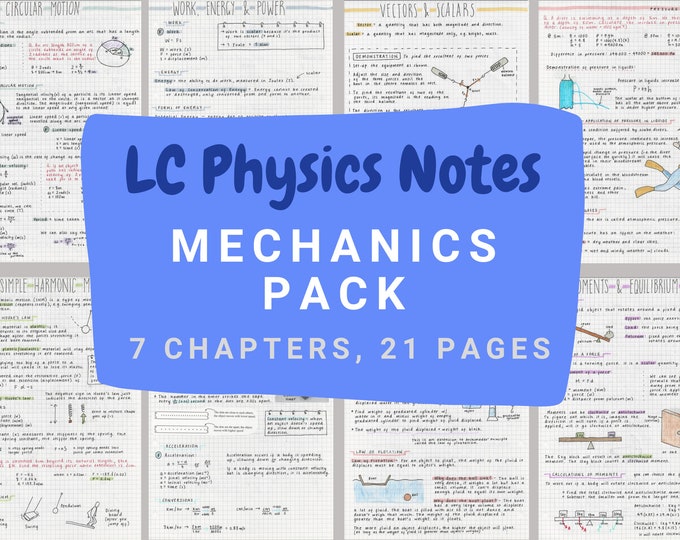 A Level Physics Ultimate Notes Handwritten Revision Notes - Etsy
