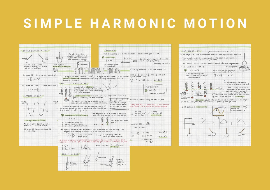 Complete Mechanics Pack 7 Chapters Leaving Cert Physics - Etsy