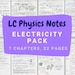 Complete Electricity Pack | 7 Chapters - Leaving Cert Physics - Etsy