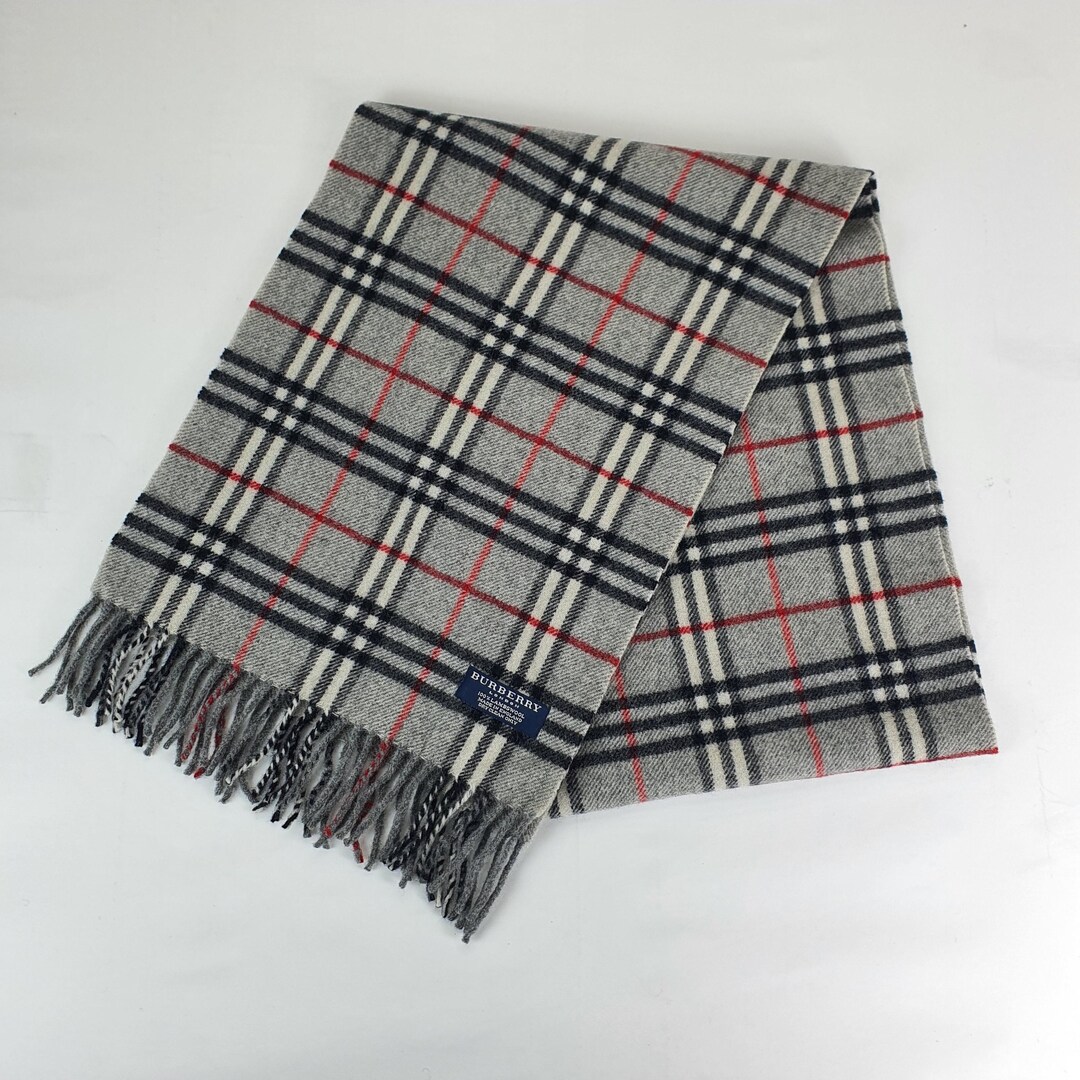 Genuine Burberry Wool Scarf in an Excellent Condition Grey Colour Size 170cm - Etsy