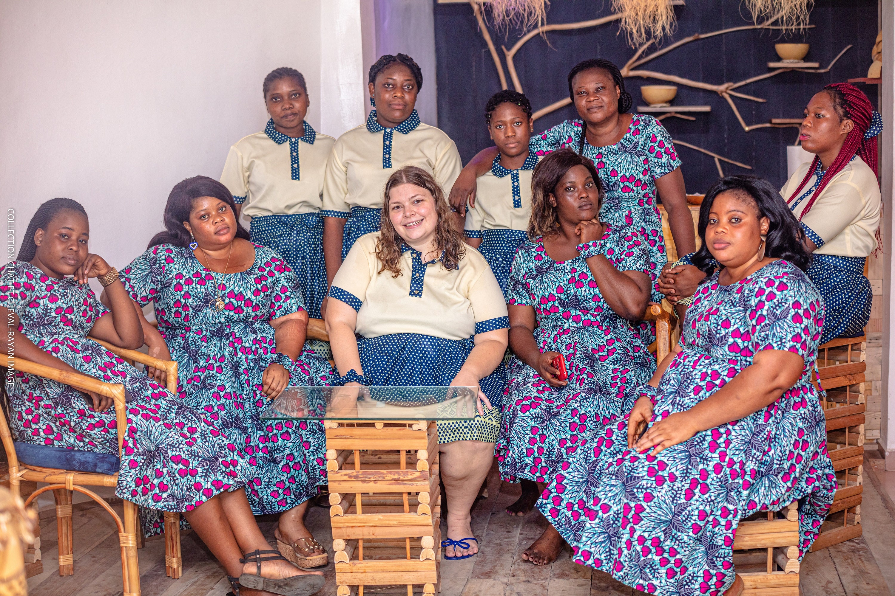 Handmade Dress in Benin Pagne Fabric wànyìyì - Etsy Canada