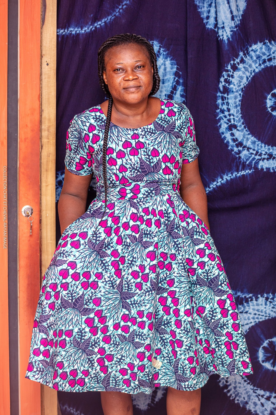 Handmade Dress in Benin Pagne Fabric wànyìyì - Etsy Canada