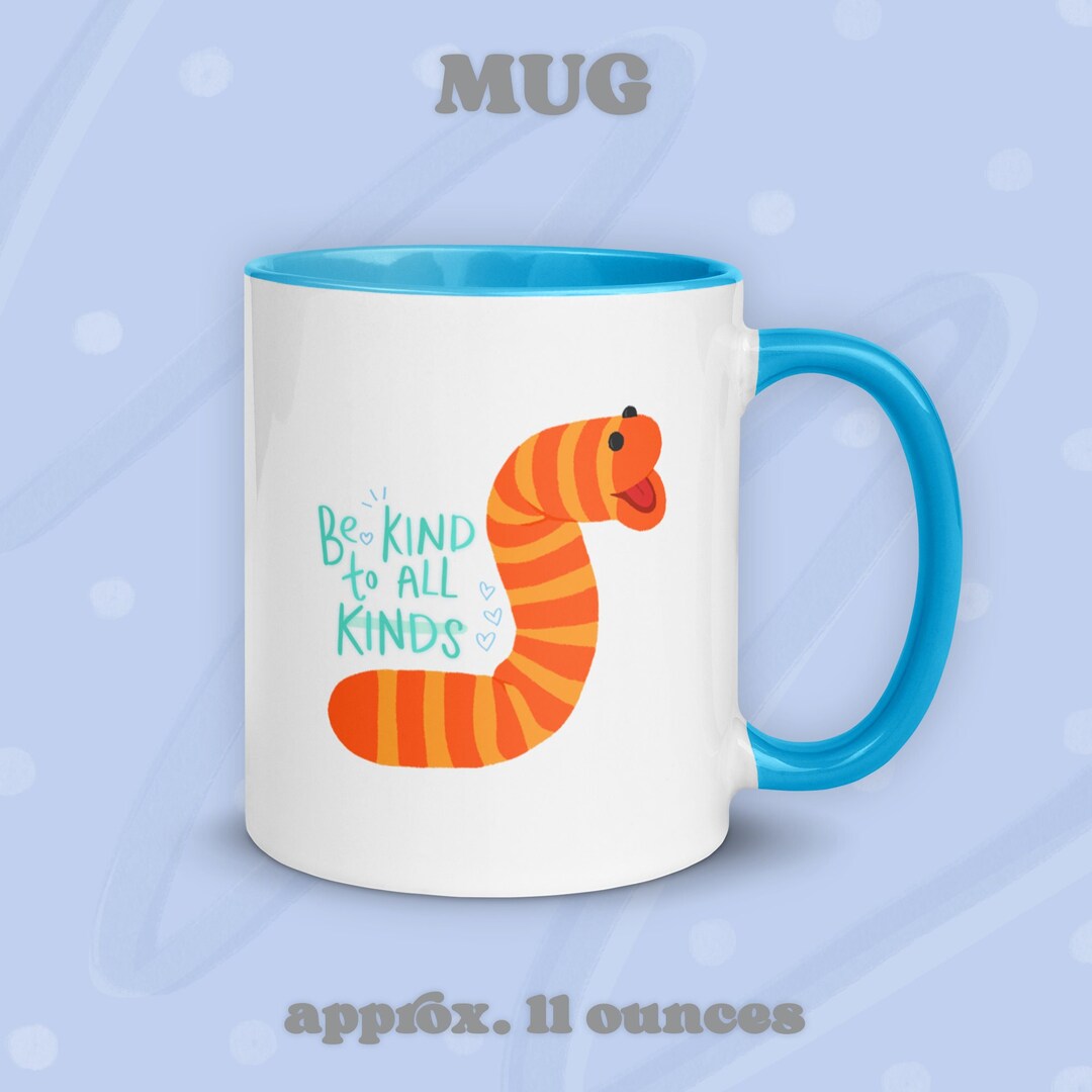 Be Kind To All Kinds Mug Sesame Street Slimey Elmo Etsy