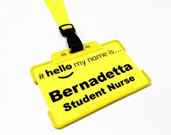 Hello My Name is Badge Nhs - Etsy UK