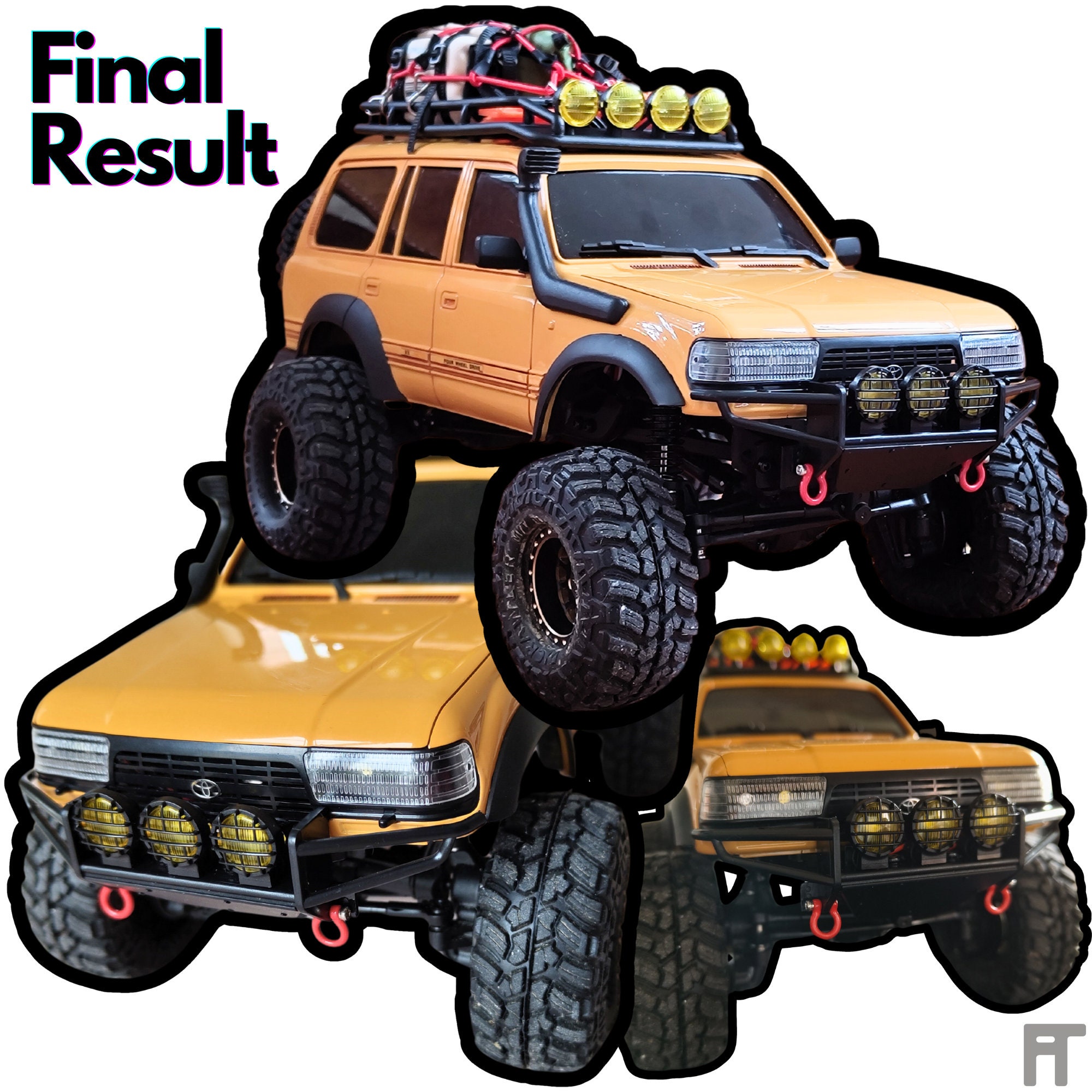 FXC18 LC80 Bumper Mounting Bracket for PRE RUNNER Bumper - Etsy