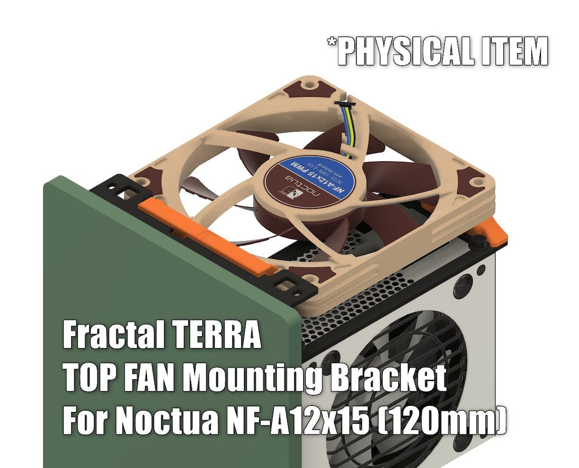 Fractal Terra Noctua Nf-a12x15 Top Fan Bracket physical - Etsy