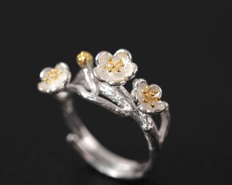 Cherry Blossom Ring | Etsy