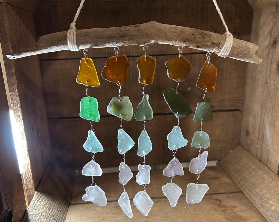 Sea Glass Sun Catcher // the Commons - Etsy
