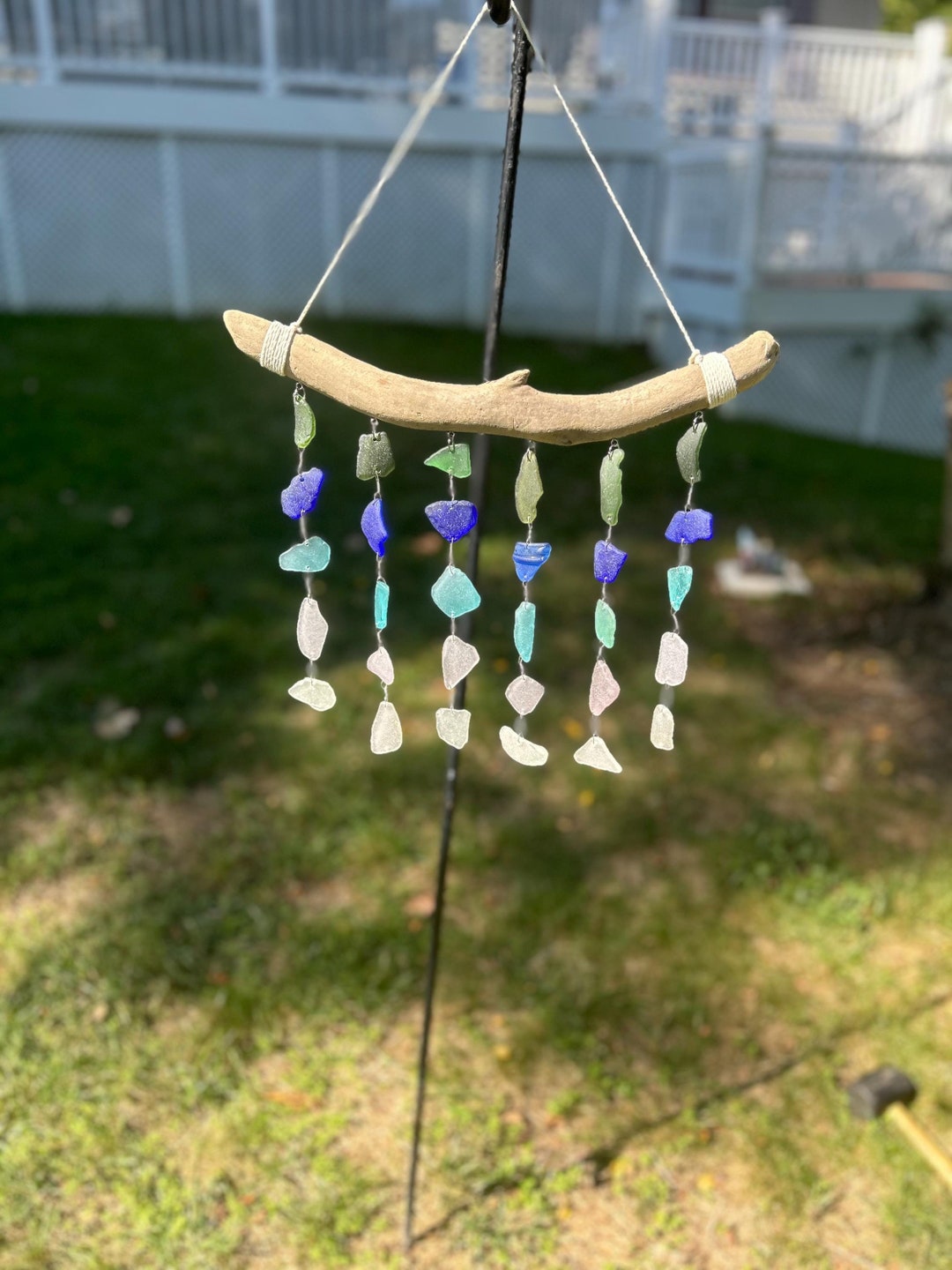 Sea Glass Sun Catcher // Spectrum One - Etsy