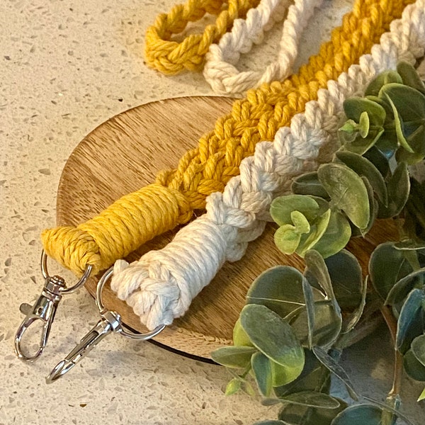 Macrame Lanyard - Etsy