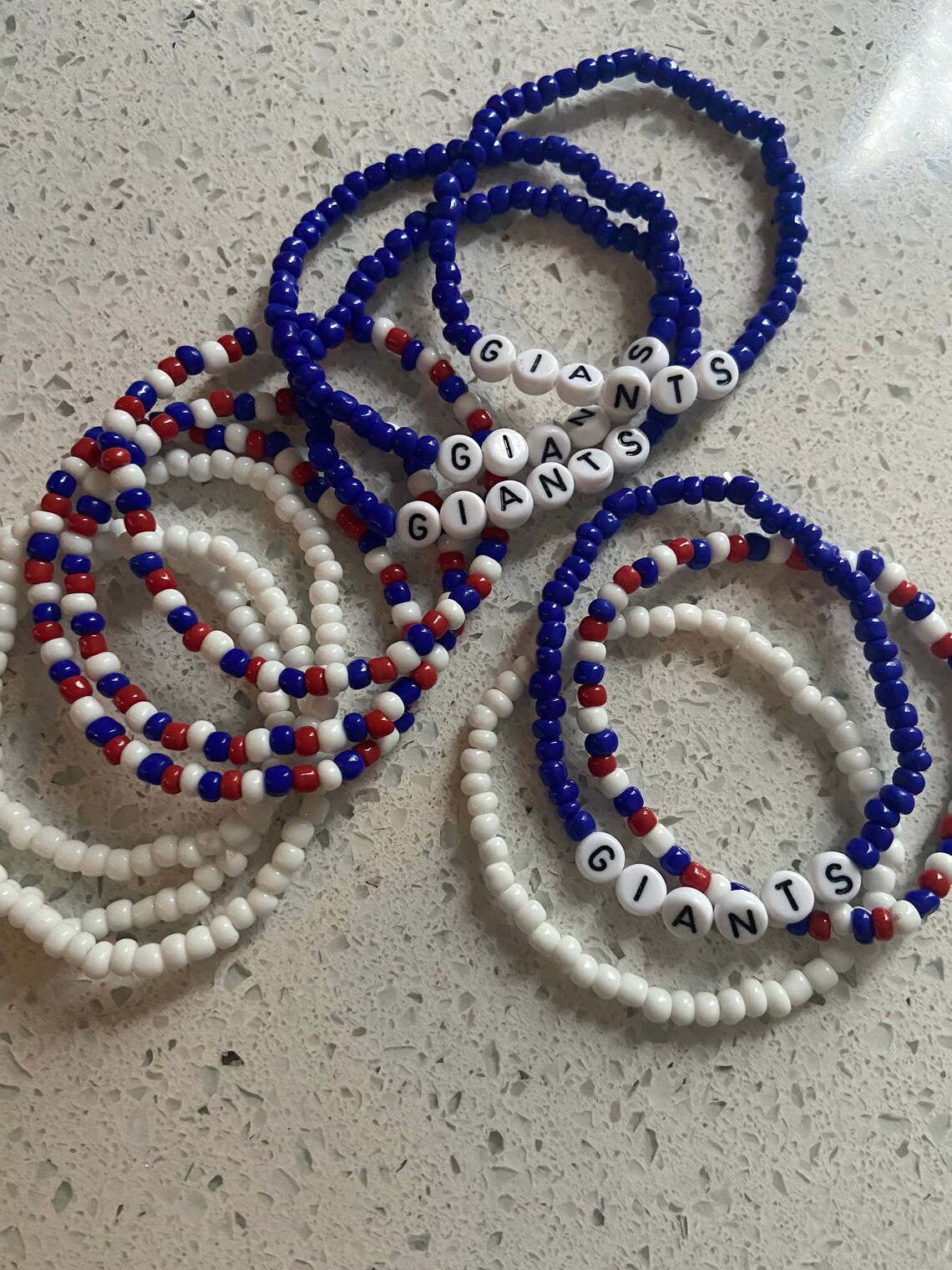 Sports Team Bracelet / Team Colors / Beaded Bracelet / School Team ...