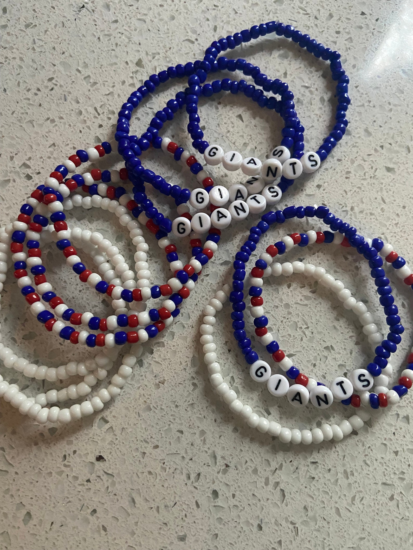 Sports Team Bracelet / Team Colors / Beaded Bracelet / School Team ...