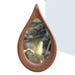 Teardrop Mirror CNC File: Wooden Frame, Rodea Modern Design (stl/vector ...