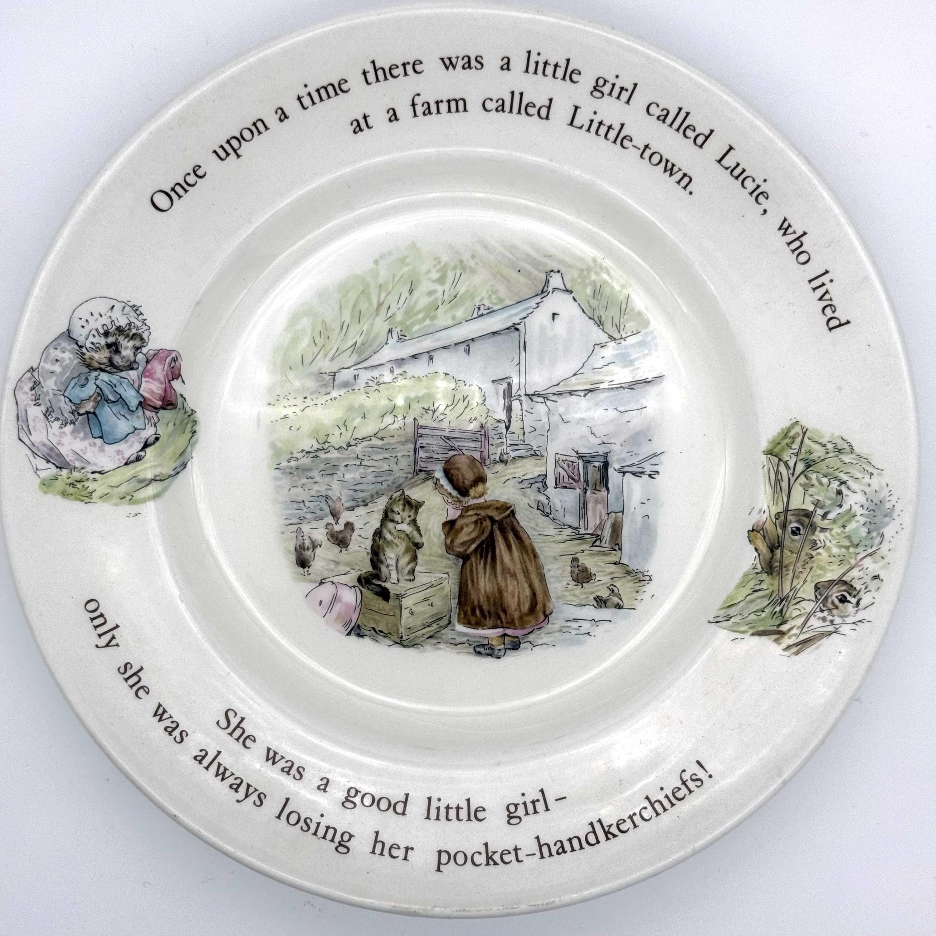 Beatrix Potter- Mrs Tiggy-winkle China Plate - Etsy