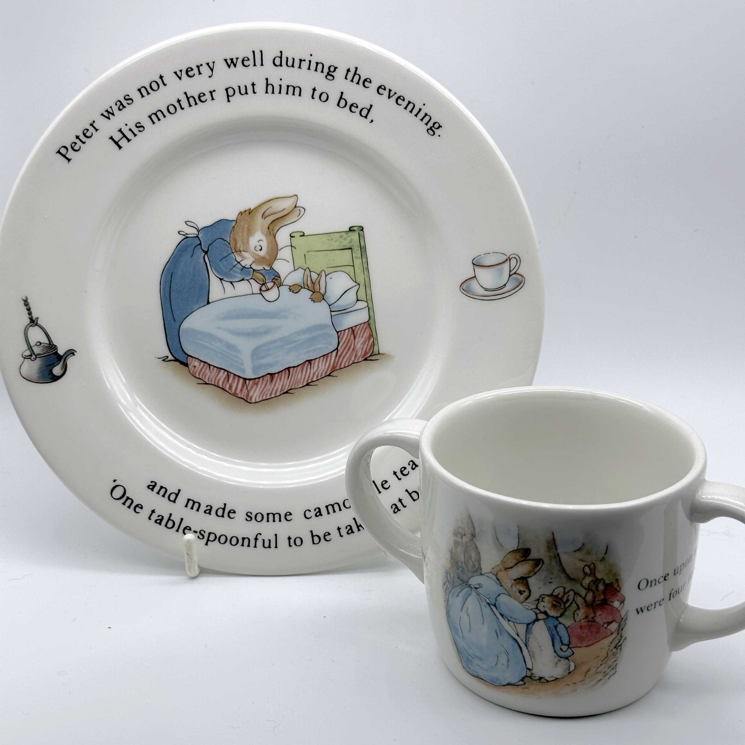Beatrix Potter Plate and Mug - Etsy
