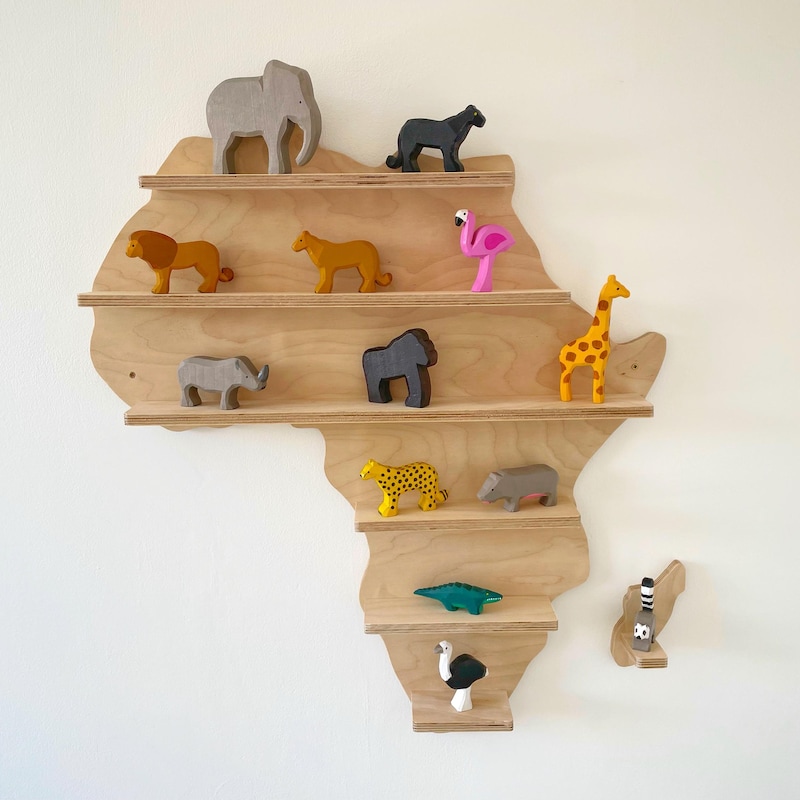 African Wooden Wall Shelf - Etsy UK