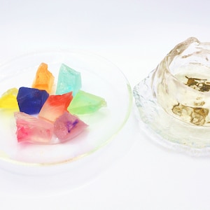 Vegan Kohakutou Jelly Candy,edible Crystal Quartz, Japanese Kohakutou ...