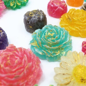 18 Pcs Flower-shaped Kohakutou Candy Gift Box|edible Flower|edible ...
