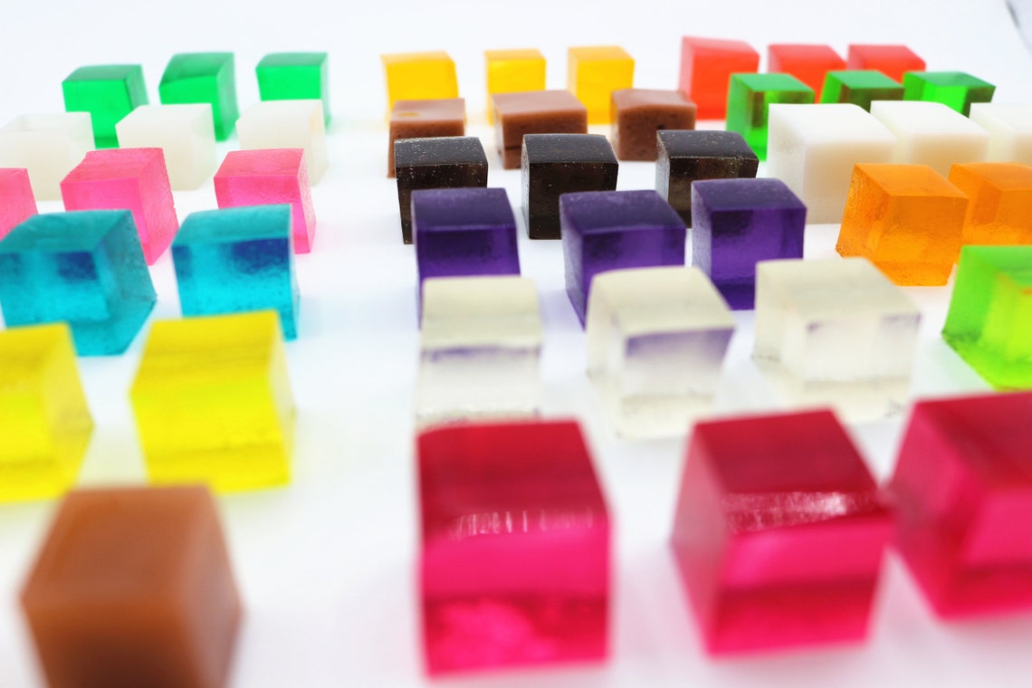 18 Flavor Colorful Kohakutou Candy Edible Crystal Quartz - Etsy