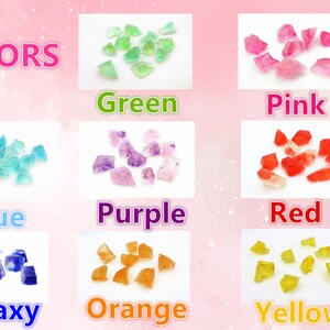 Vegan Kohakutou Jelly Candy,edible Crystal Quartz, Japanese Kohakutou ...