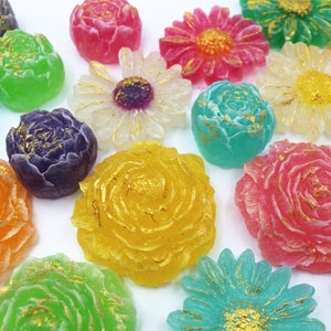 18 Pcs Flower-shaped Kohakutou Candy Gift Box|edible Flower|edible ...