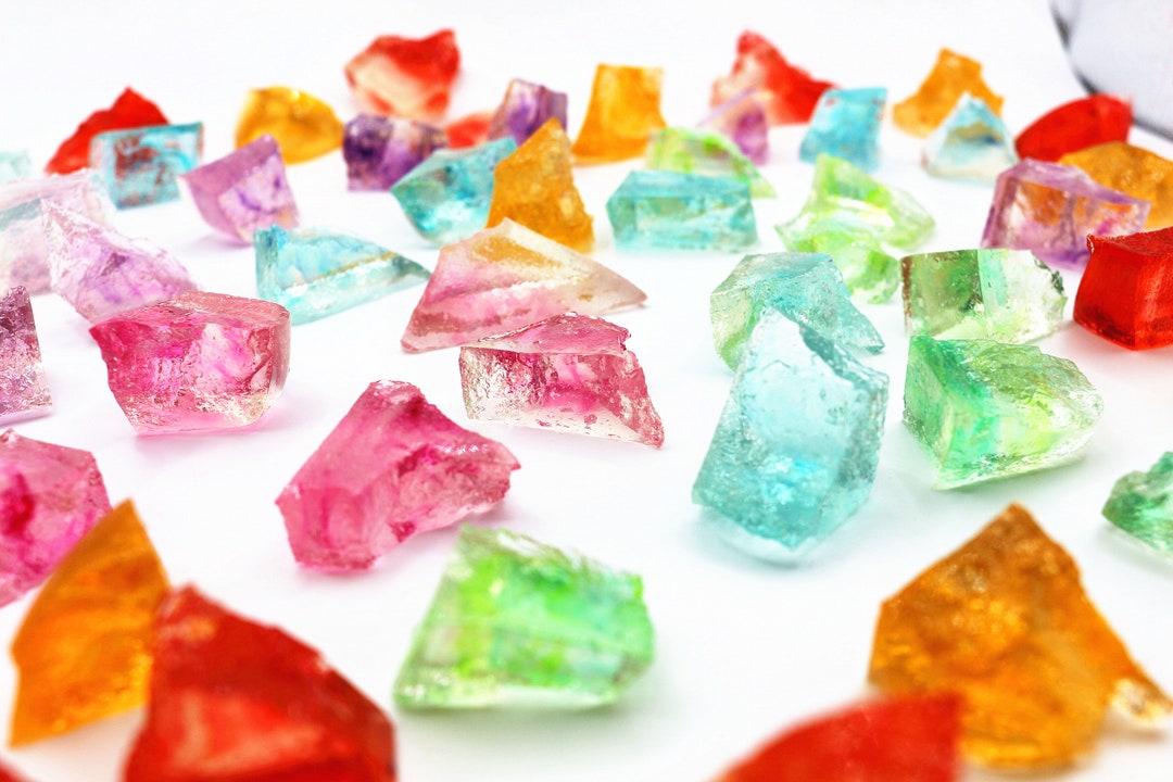 Vegan Kohakutou Jelly Candy,edible Crystal Quartz, Japanese Kohakutou ...