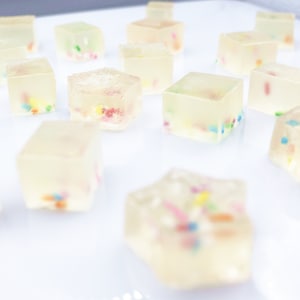 Vegan Rainbow Clear Kohakutou Candy，edible Crystal Candy， Vegan ...