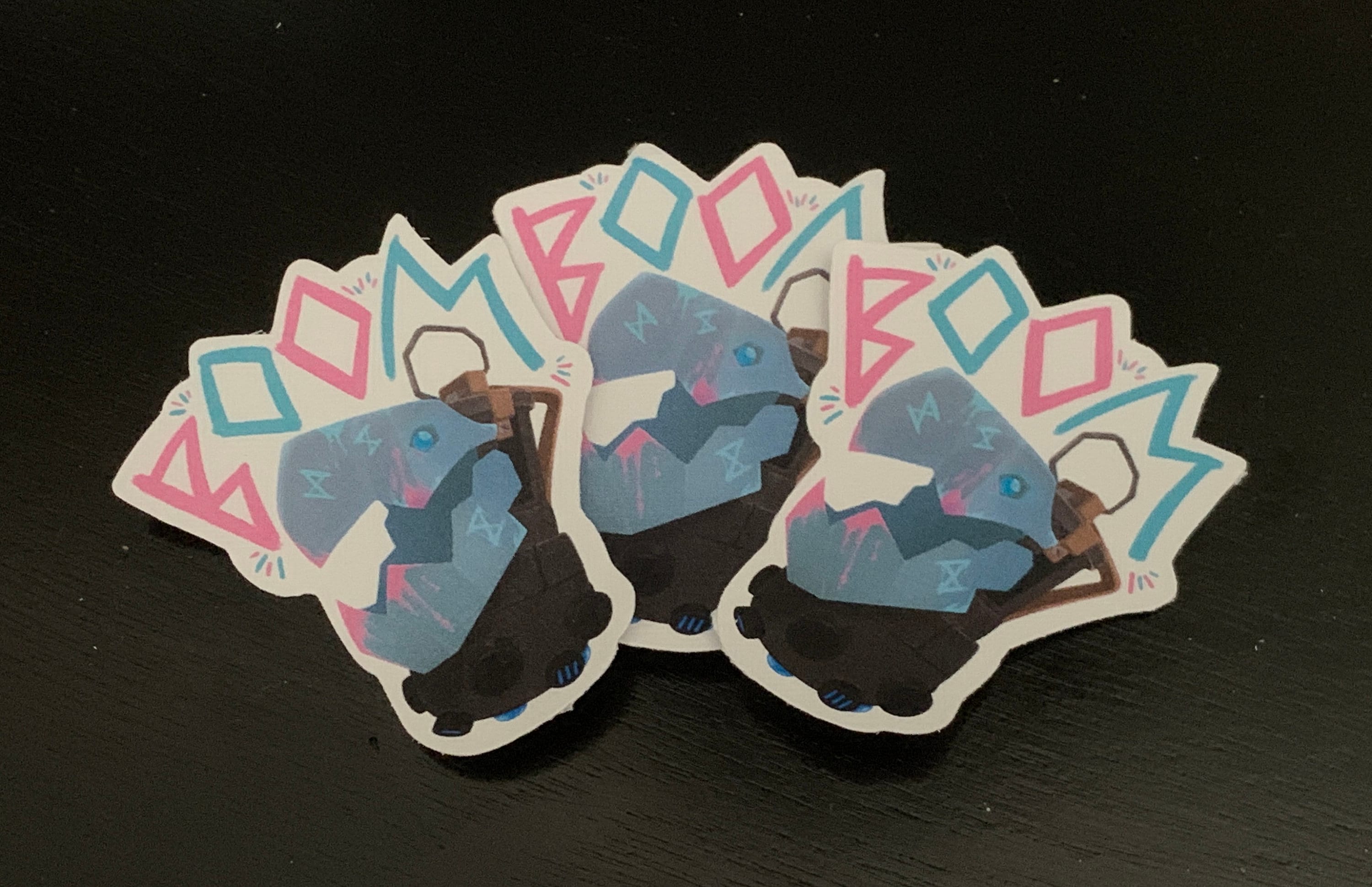 Jinx Boom 2.5 Matte Vinyl Sticker - Etsy