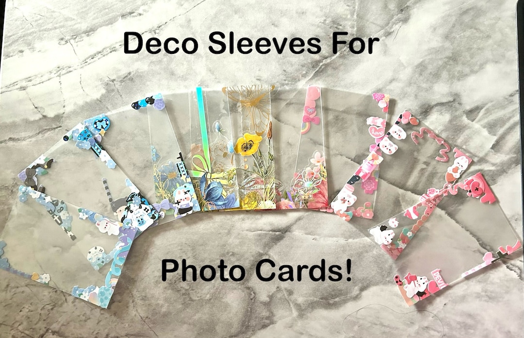 Deco Sleeves Sleeves for Kpop Photo Cards - Etsy