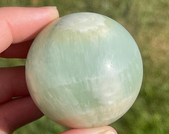 Seafoam Green Calcite Sphere - Etsy