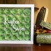 9x9 Paper Flower Shadow Box With White Frame - Etsy