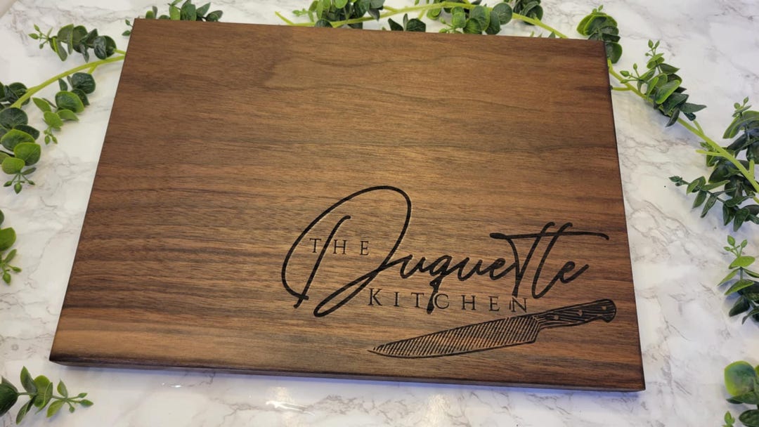 Custom Engraved Chopping Block | Personalized Gift for Chef, Spouse ...