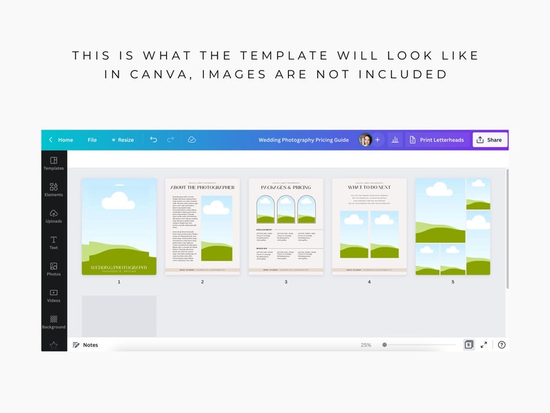 Canva Style Guide Template for Photographers Canva Pro - Etsy