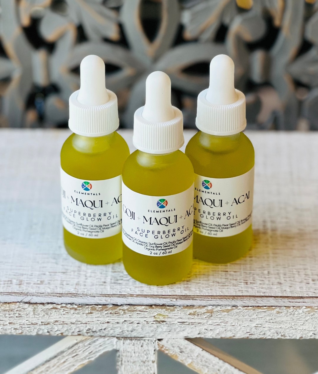 Superberry Facial Glow Oil With Goji, Maqui, Acai and Prickly Pear ...
