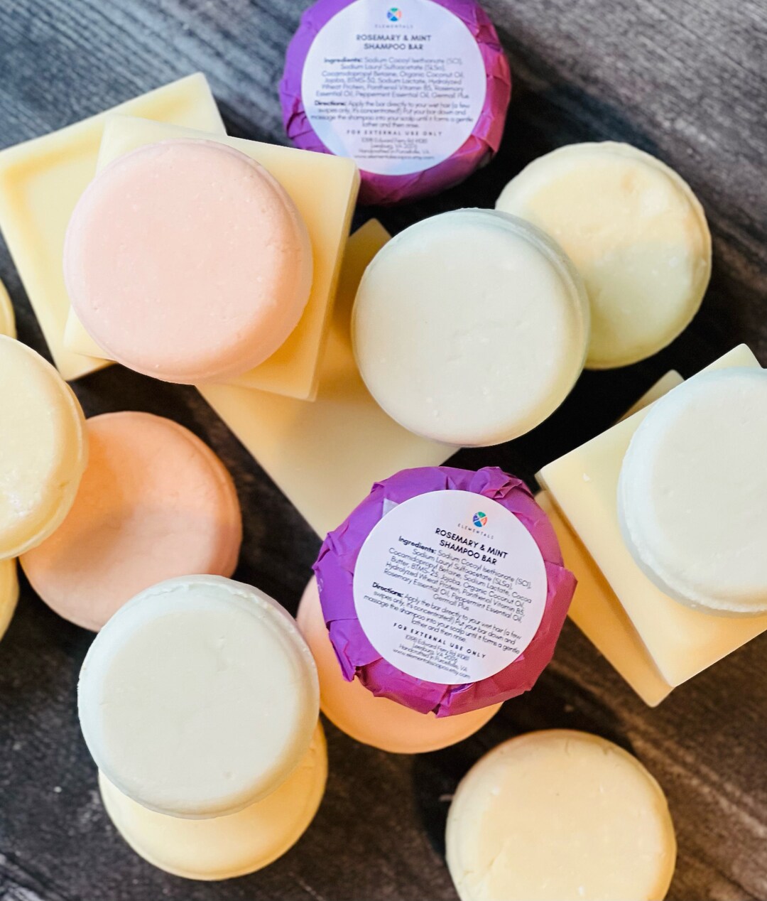 Natural Vegan Solid Shampoo and Conditioner Bars, Handmade Eco Friendly ...