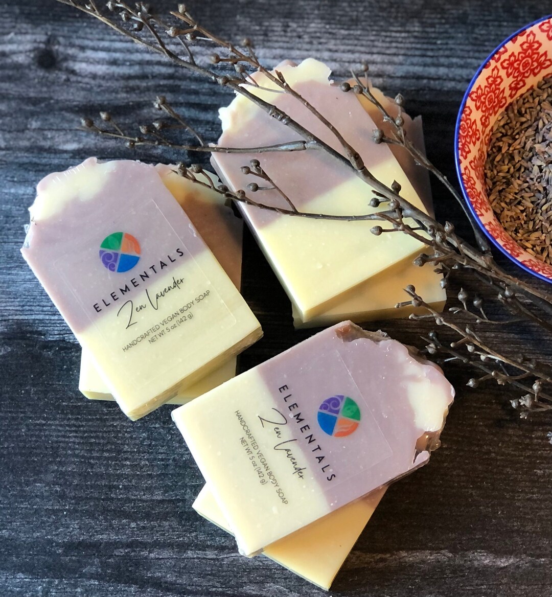 Handmade Lavender Hemp Soap, Vegan All Natural Soap Bar - Etsy