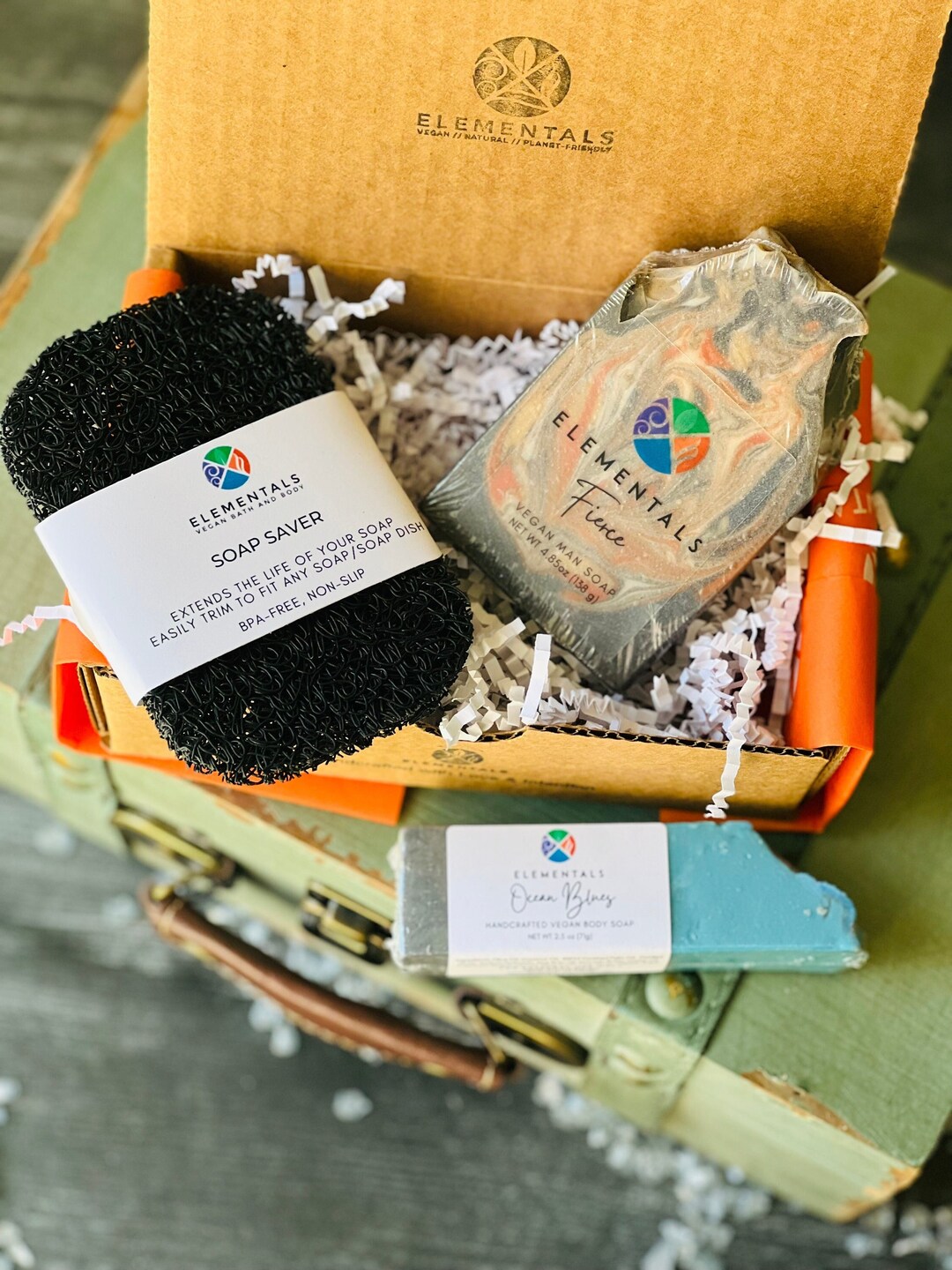 Man Soap Bar Gift Set, Father's Day Self Care Gift, Handmade Vegan Dude ...