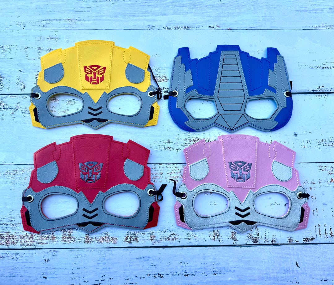 Transformers Halloween Mask, Birthday Party Costume, Embroidered Mask ...