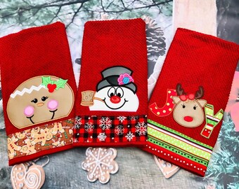 Gingerbread Kitchen Towel - Etsy