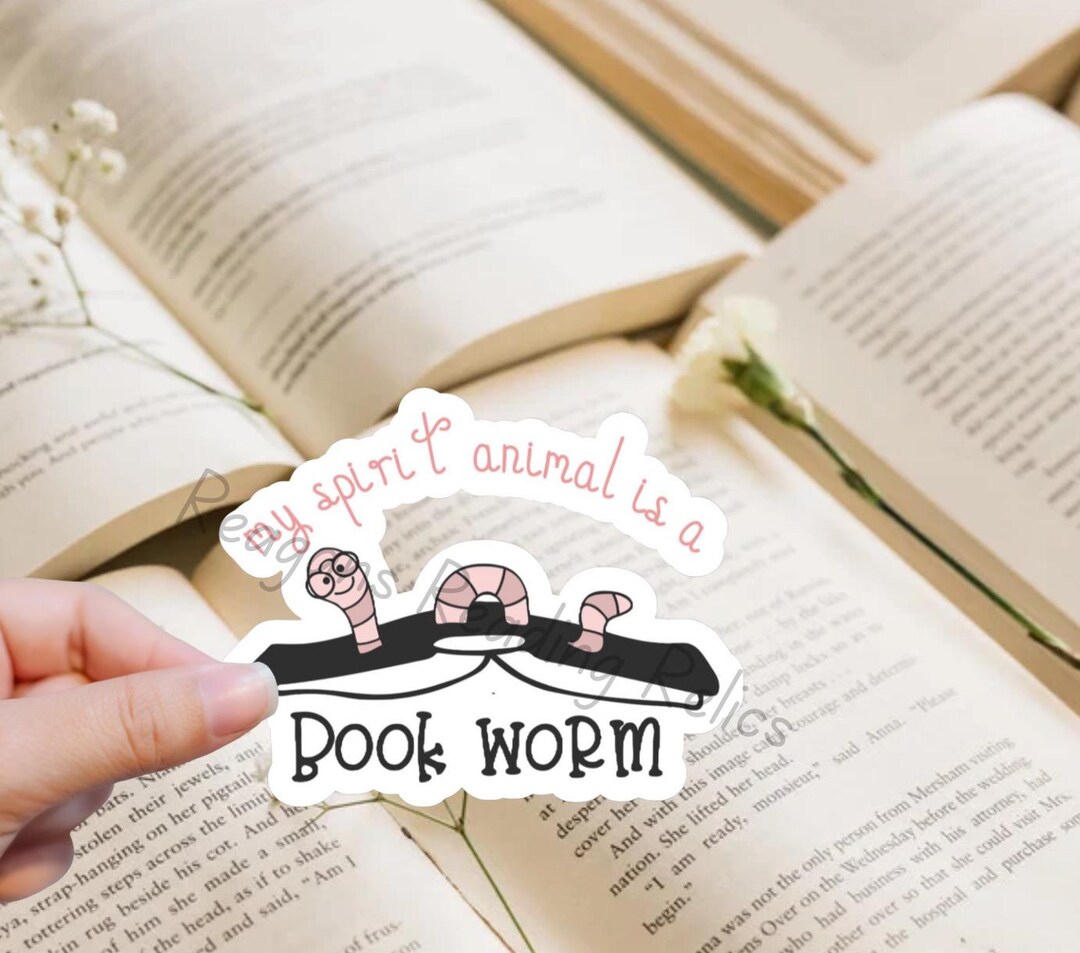 My Spirit Animal is a Book Worm. - Etsy